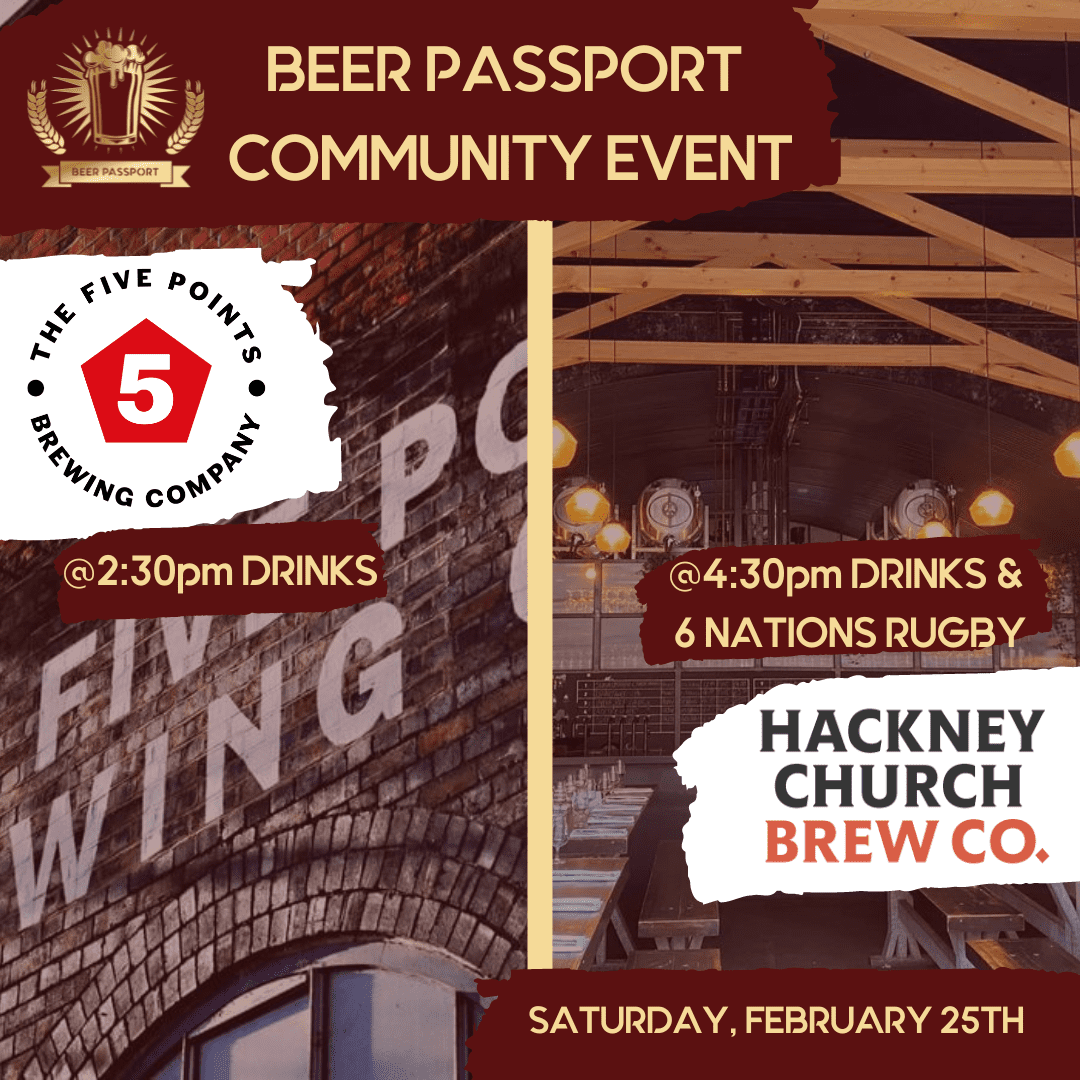 COMMUNITY EVENT - FEB 25TH - BEER PASSPORT